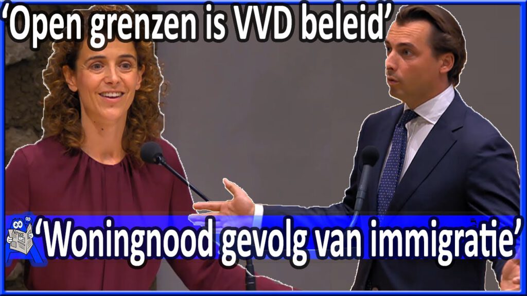 Thierry Baudet 'Woningnood komt door open grenzen VVD beleid' v Sophie Hermans - APB Tweede ...