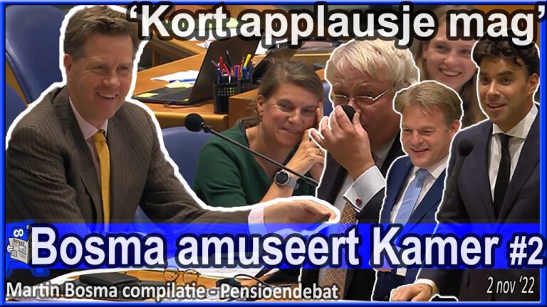 Martin Bosma amuseert Kamer #2 - Pensioendebat Tweede Kamer compilatie ...